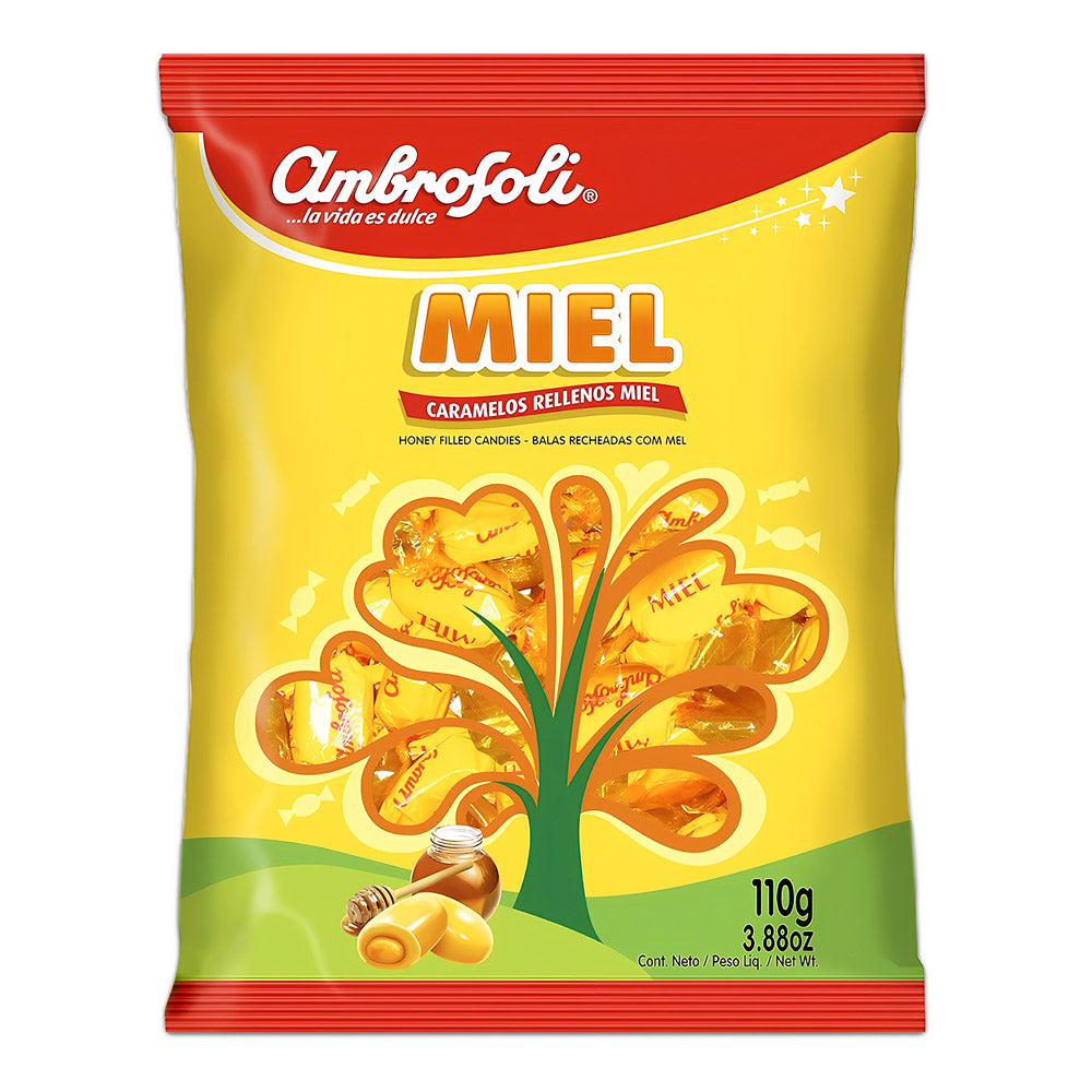 Caramelos rellenos de miel Miel | Caramelos de Chile - ChinChile